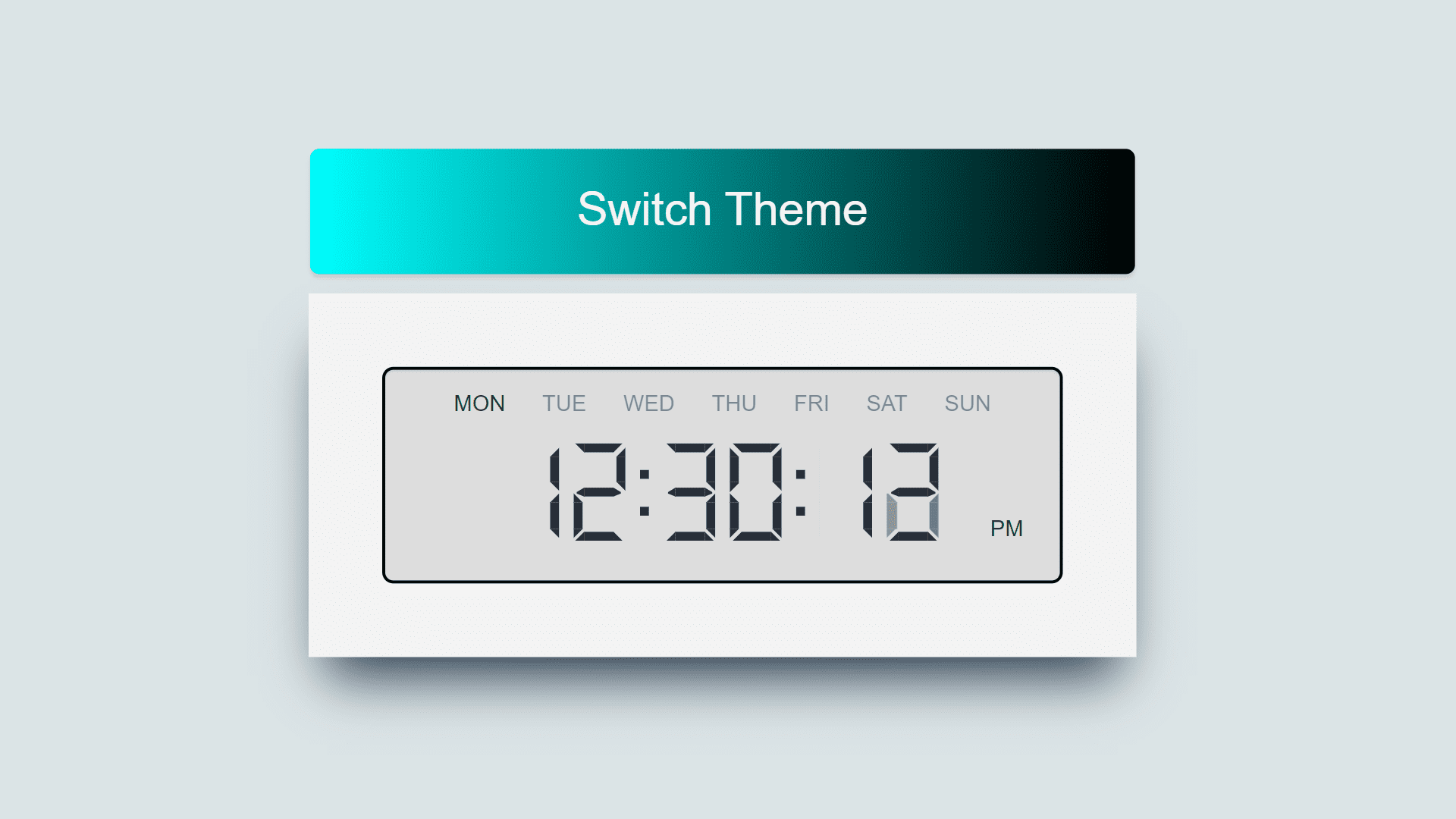 Create A Simple Digital Clock In JavaScript Or CSS ByteWebster